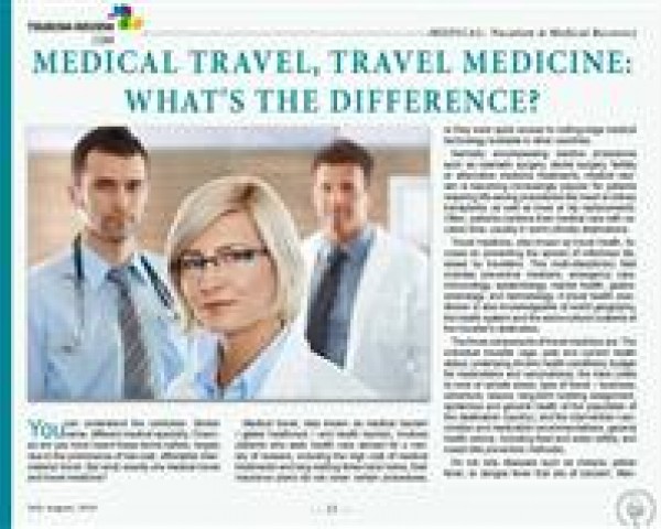 Medical Travel vs. Travel Medicine: Two Terms with Quite a Different ...