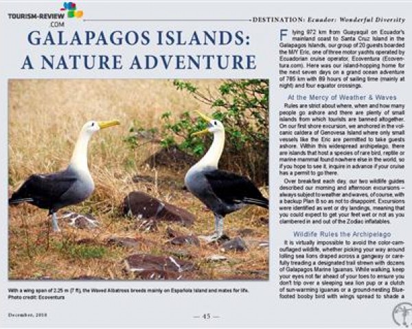 Galapagos Islands: Adventure and Ecotourism | .TR