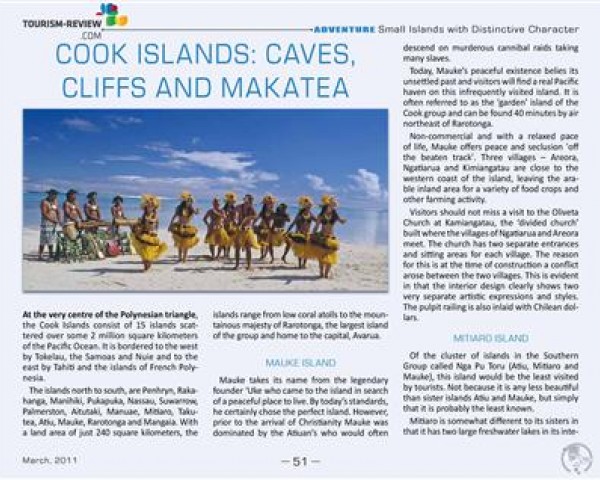 Cook Islands: Villages, Caves and Lakes | .TR