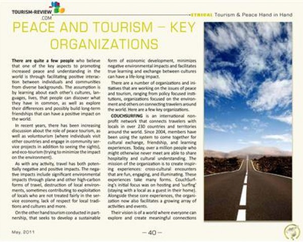 The Key Organizations in Peace and Tourism | .TR