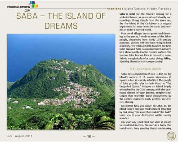 Saba Island – The Caribbean Paradise | .TR