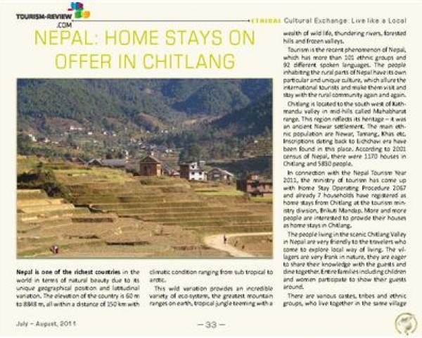 Nepalese Chitlang Invites Tourists for Home Stays | .TR