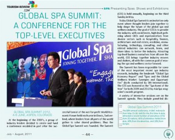 Global Spa Summit: Attracting the Top-Level Industry Stakeholders | .TR
