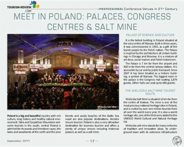 Poland: Congress Centres and Venues with Innovative Facilities | .TR