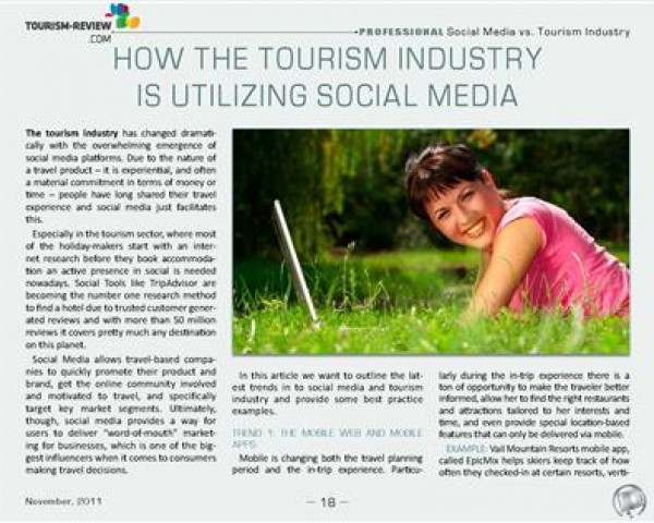 Latest Trends: Tourism Industry Utilizing Social Media | .TR