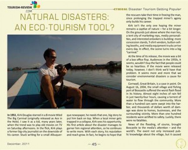 Natural Disasters: Volcanoes, Quakes, Tsunamis Become Tourism Hits | .TR