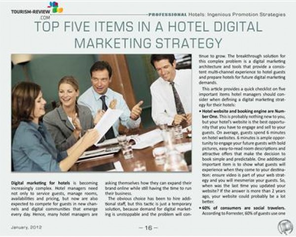 Defining a Hotel Digital Marketing Strategy | .TR