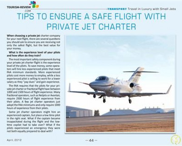 Safe Private Jet Flight – Tips for Your Security | .TR