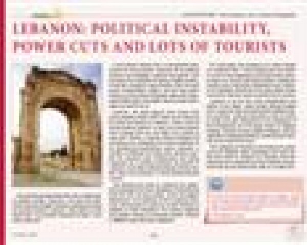 Lebanon: Political Instability, Power Cuts and Lots of Tourists | .TR